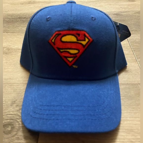 DC Comics | Accessories | Nwt Dc Comics Superman Baseball Cap With ...